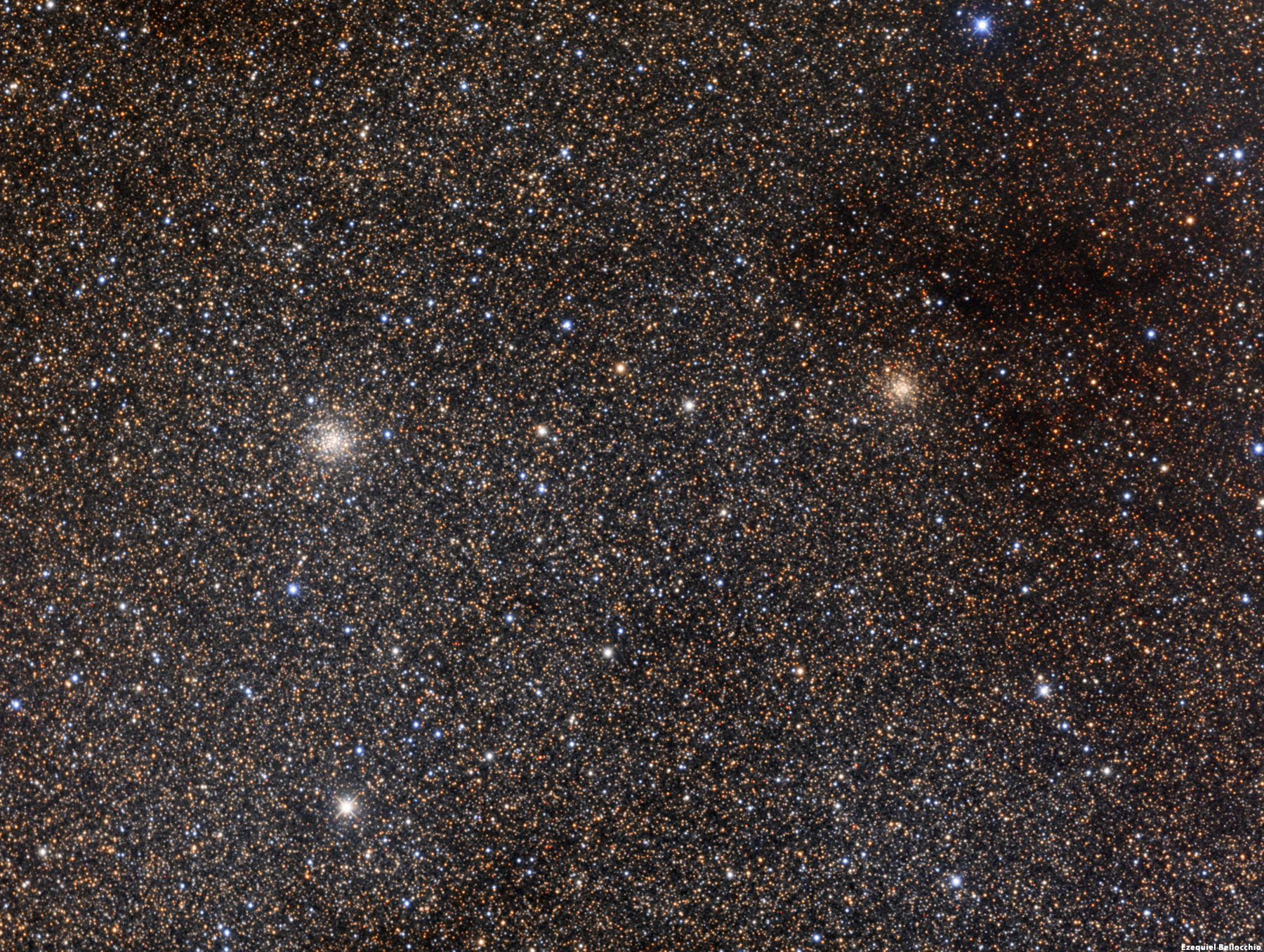 NGC 6522 - NGC 6528 - Baade's Window - AstroPilar - Astrofotografías ...
