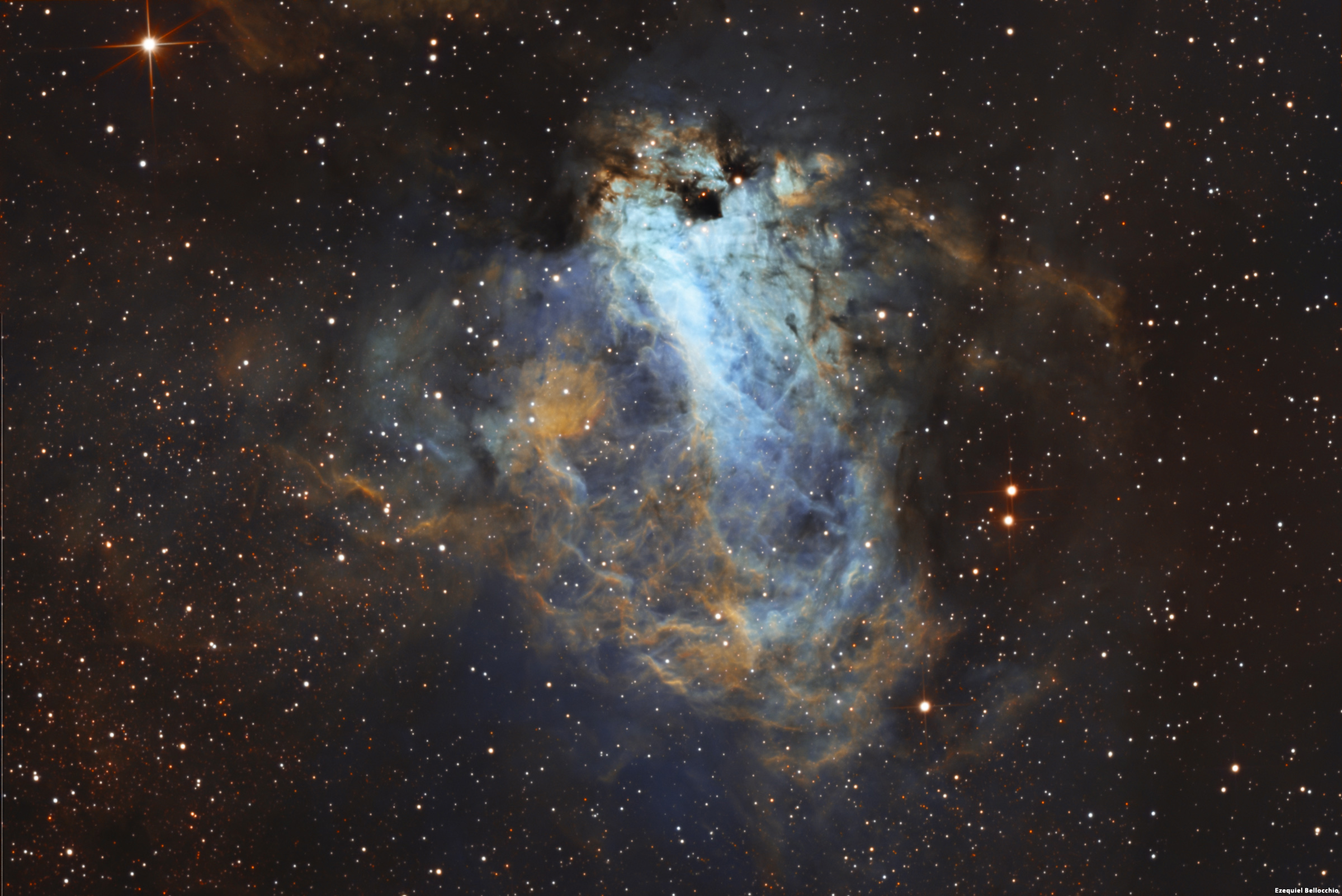 M 17 - Nebulosa Omega - AstroPilar - Astrofotografías Ezequiel Bellocchio