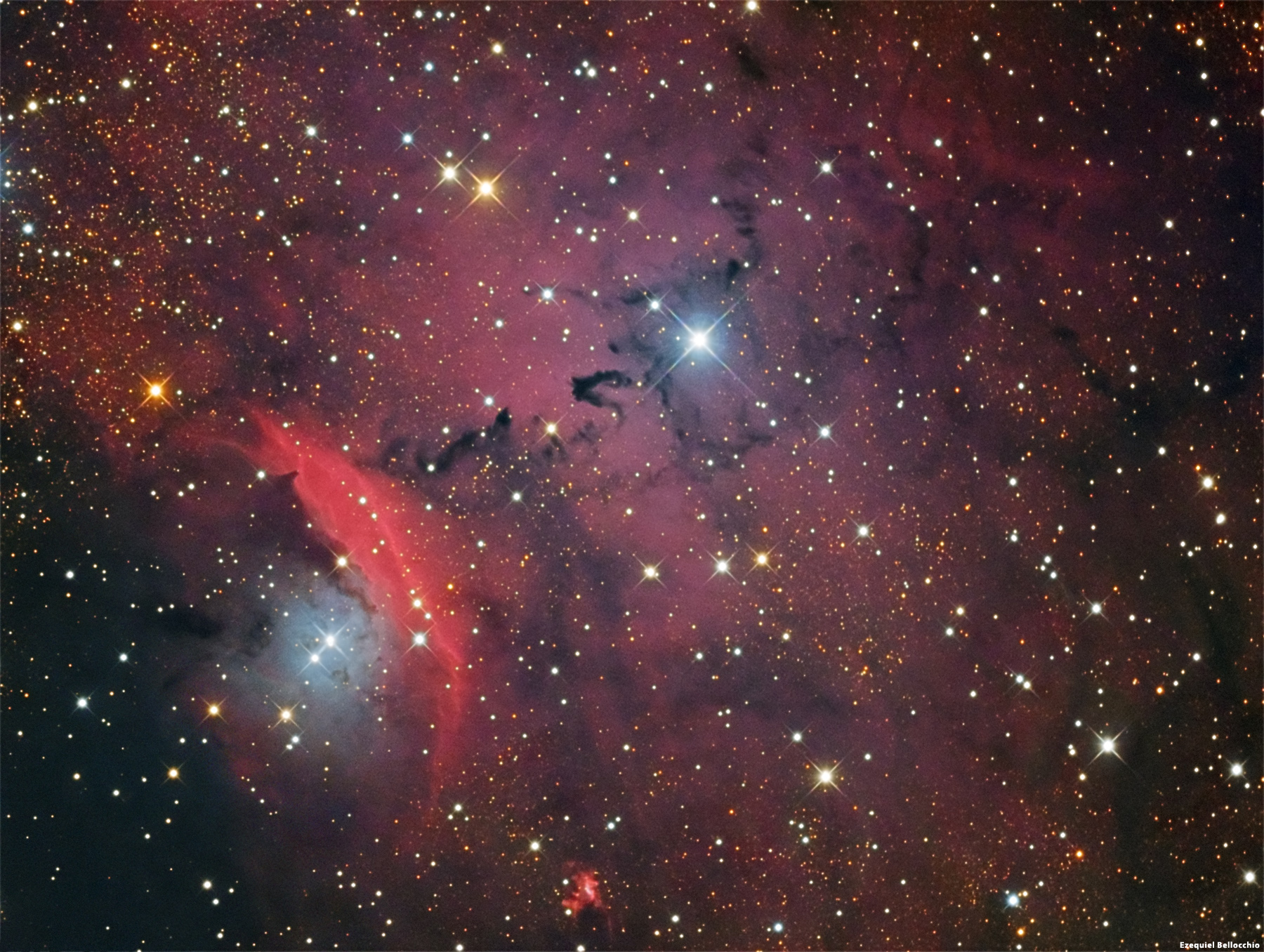 NGC 6559 - AstroPilar - Astrofotografías Ezequiel Bellocchio